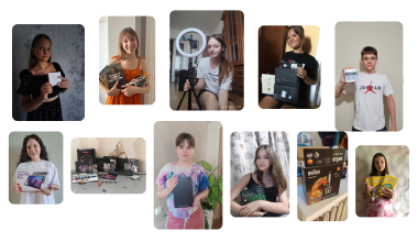 Winners of the motivational program - Hope Children of Ukraine